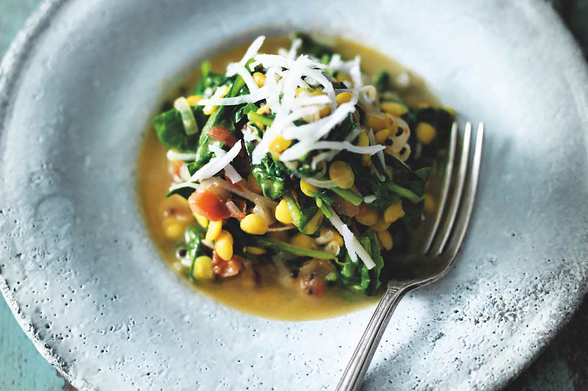 Atul Kochhar's Recipe Goan Spinach and Lentils Goa Daal Palak