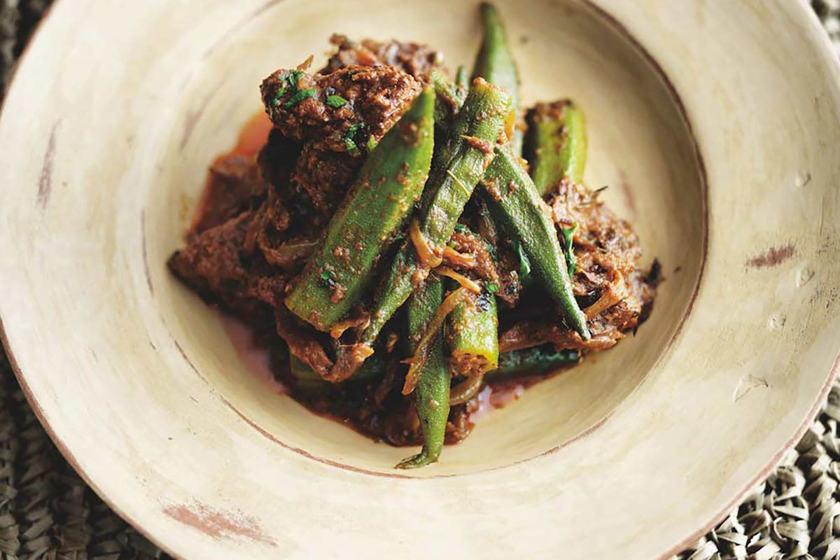 Indian Recipe Lamb with Okra Bhindi Gosht by Atul Kochhar